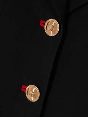 Versace Cropped Wool-gabardine Jacket