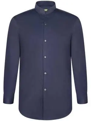 Shanghai Tang Band-collar Shirt