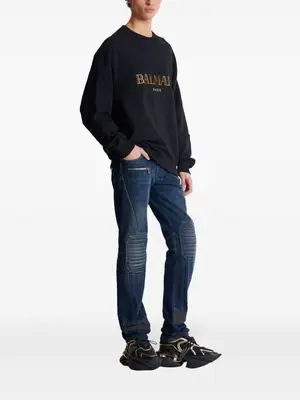 Balmain Embroidered Oversized Sweatshirt
