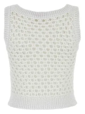 Valentino Garavani Viscose, Lurex And Sequin Top