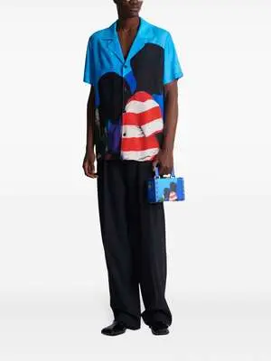 Balmain Prince Gyasi-print Twill Pyjama Shirt