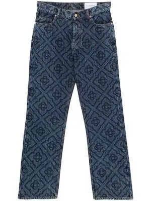 Casablanca Laser Monogram Denim Jeans