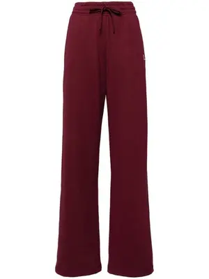 Maison Kitsuné Logo Patch Pants - Red