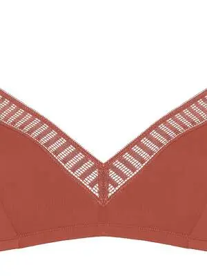 ERES Madeleine Graphic Triangle Bra - Brown