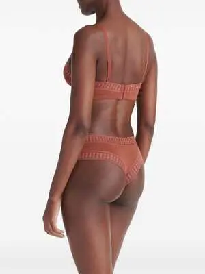 ERES Madeleine Graphic Triangle Bra - Brown