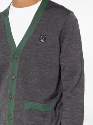 Maison Kitsuné Bold Fox Head Patch Cardigan
