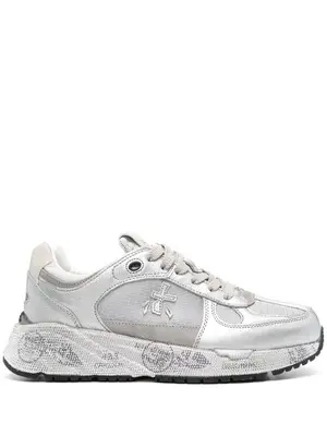 Premiata Metallic Sneakers For Women