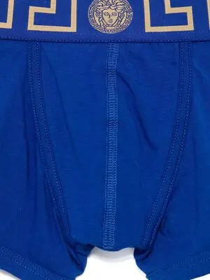 Versace Cotton-jersey Boxers - Blue