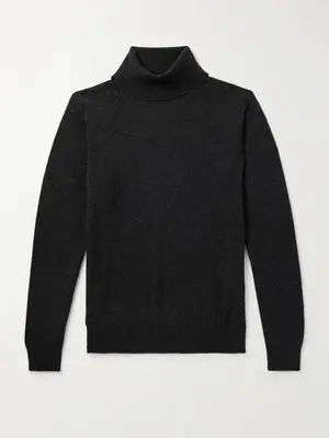 Loro Piana Cashmere Rollneck Sweater - Gray