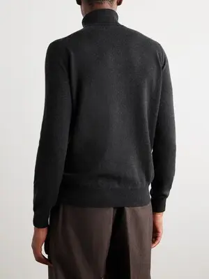 Loro Piana Cashmere Rollneck Sweater - Gray