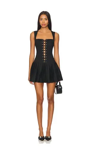 MORE TO COME Gemma Mini Dress - Black