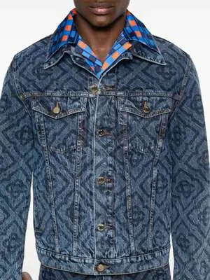 Casablanca Laser Monogram Denim Jacket