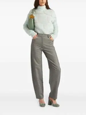 GENNY Mélange-effect Trousers