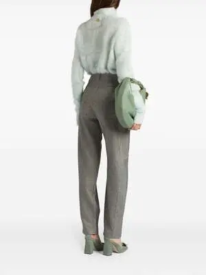 GENNY Mélange-effect Trousers