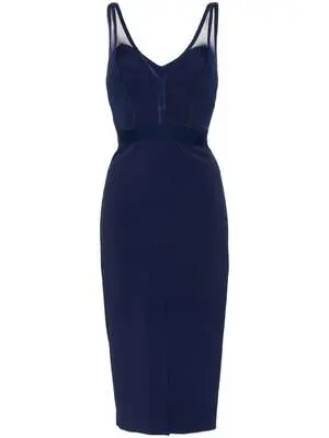 Elisabetta Franchi Corset Midi Dress