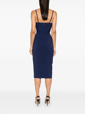 Elisabetta Franchi Corset Midi Dress