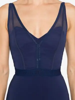 Elisabetta Franchi Corset Midi Dress