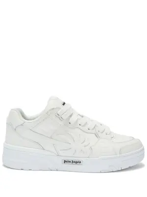 Palm Angels Panelled Leather Lace-up Sneakers