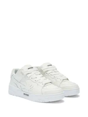 Palm Angels Panelled Leather Lace-up Sneakers