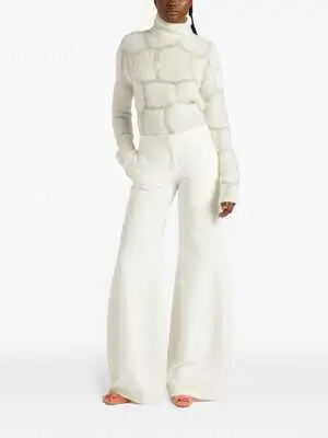 GENNY Chunky-knit Jumper - White