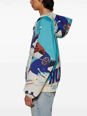 Rhude Deux Resort-print Windbreaker