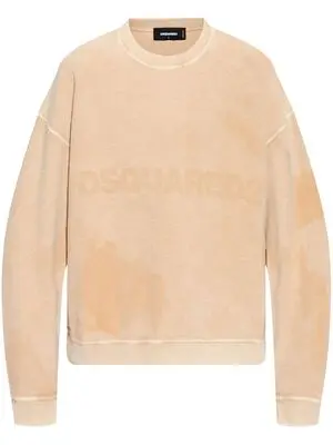 Dsquared2 Logo-print Sweatshirt - Neutrals