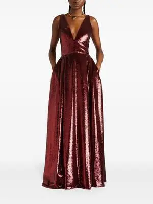 GENNY Sequin-embellished Maxi Dress