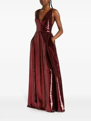 GENNY Sequin-embellished Maxi Dress