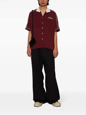 Rhude Chamonix Mont-blanc Bowling Shirt - Red