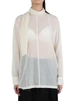 Issey Miyake Sheer Blouse