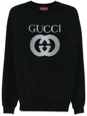 Gucci Interlocking G-appliqué Sweatshirt