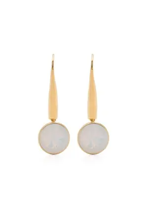 FORTE_FORTE Diamanté-detail Drop Earrings - Gold