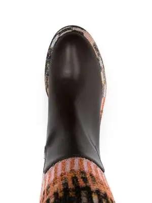 Missoni Striped Knee High Boots