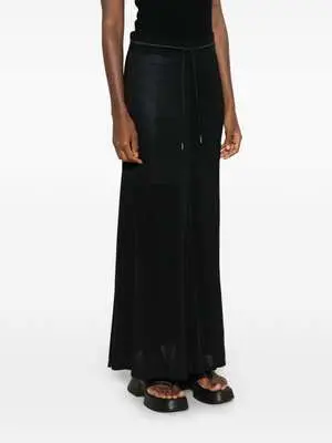 Helmut Lang Flared Midi Skirt