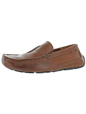 Clarks Ashmont Race Mens Leather Slip On Loafers - Brown