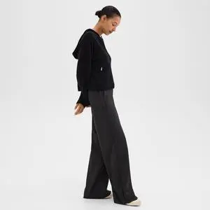 Theory Wide-leg Pant In Double-knit Jersey