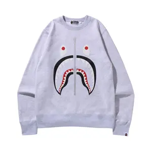 A BATHING APE Shark Crewneck - Grey