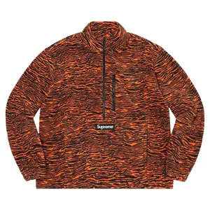 Supreme Polartec Half Zip Pullover - Orange