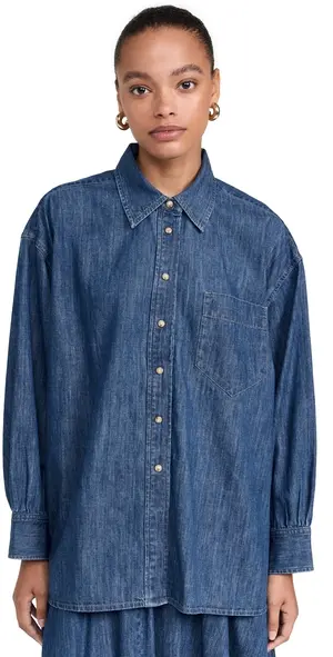 Suzie Kondi Kappa Button-up Shirt - Aegean