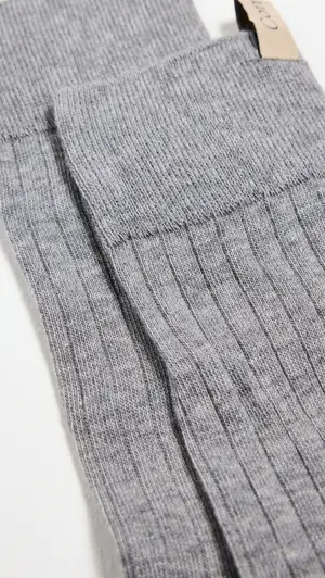 Comme Si The Yves Socks - Heather Grey