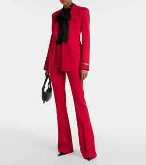 Versace Jacquard Satin Blouse