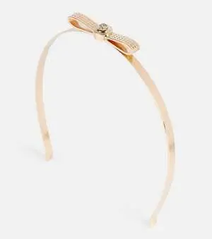 Versace Medusa Bow Headband - Gold