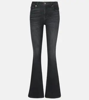 FRAME Le Mini High-rise Bootcut Jeans
