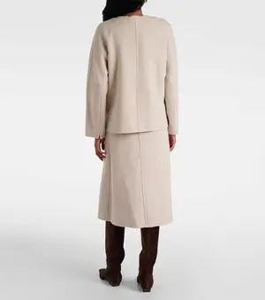 Max Mara Samantha Virgin Wool Peacoat