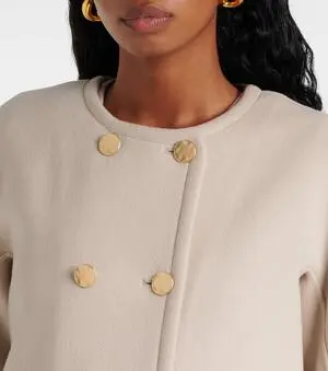 Max Mara Samantha Virgin Wool Peacoat