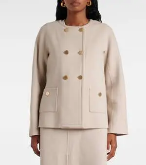 Max Mara Samantha Virgin Wool Peacoat