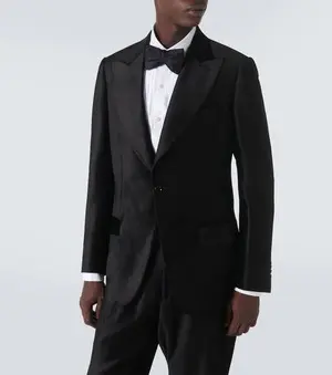 LARDINI Velvet Tuxedo Jacket