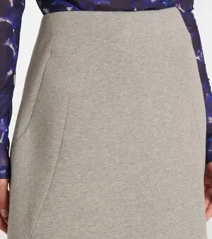 Dries Van Noten Cotton-blend Midi Skirt