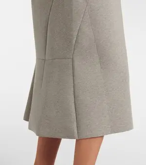 Dries Van Noten Cotton-blend Midi Skirt