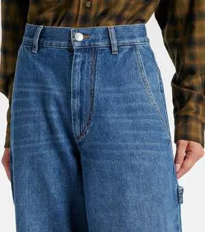MARANT ETOILE Solene Wide-leg Jeans